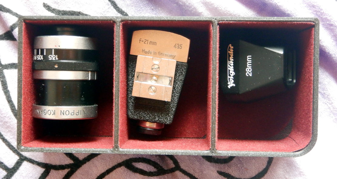 lower insert for Nikon compartment case model II, rangefinder cameras ...