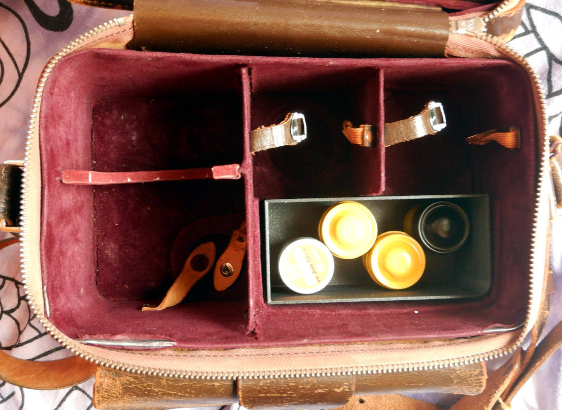 lower insert for Nikon compartment case model II, rangefinder cameras ...