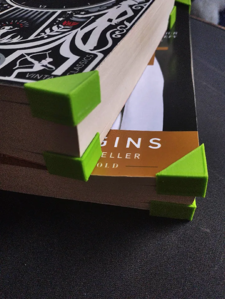 Book corner protection by johnprints | Download free STL model ...