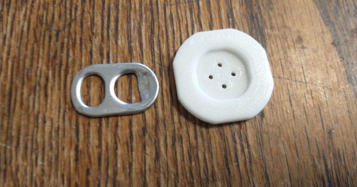 30mm Wide Ridge Rounded Square Button By Books Download Free Stl