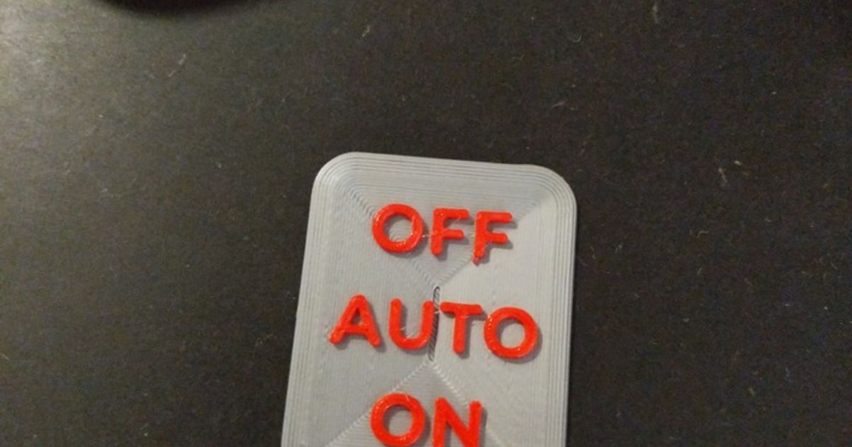 Sign Automated Dust Collection (OFF ON AUTO) by KSchloe | Download free ...