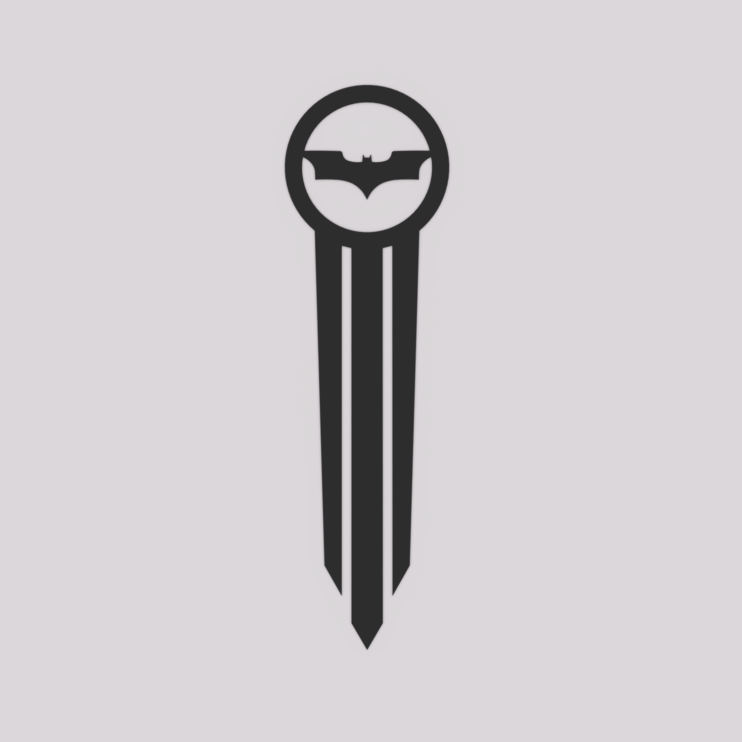 Batman bookmark by sum1 | Download free STL model | Printables.com