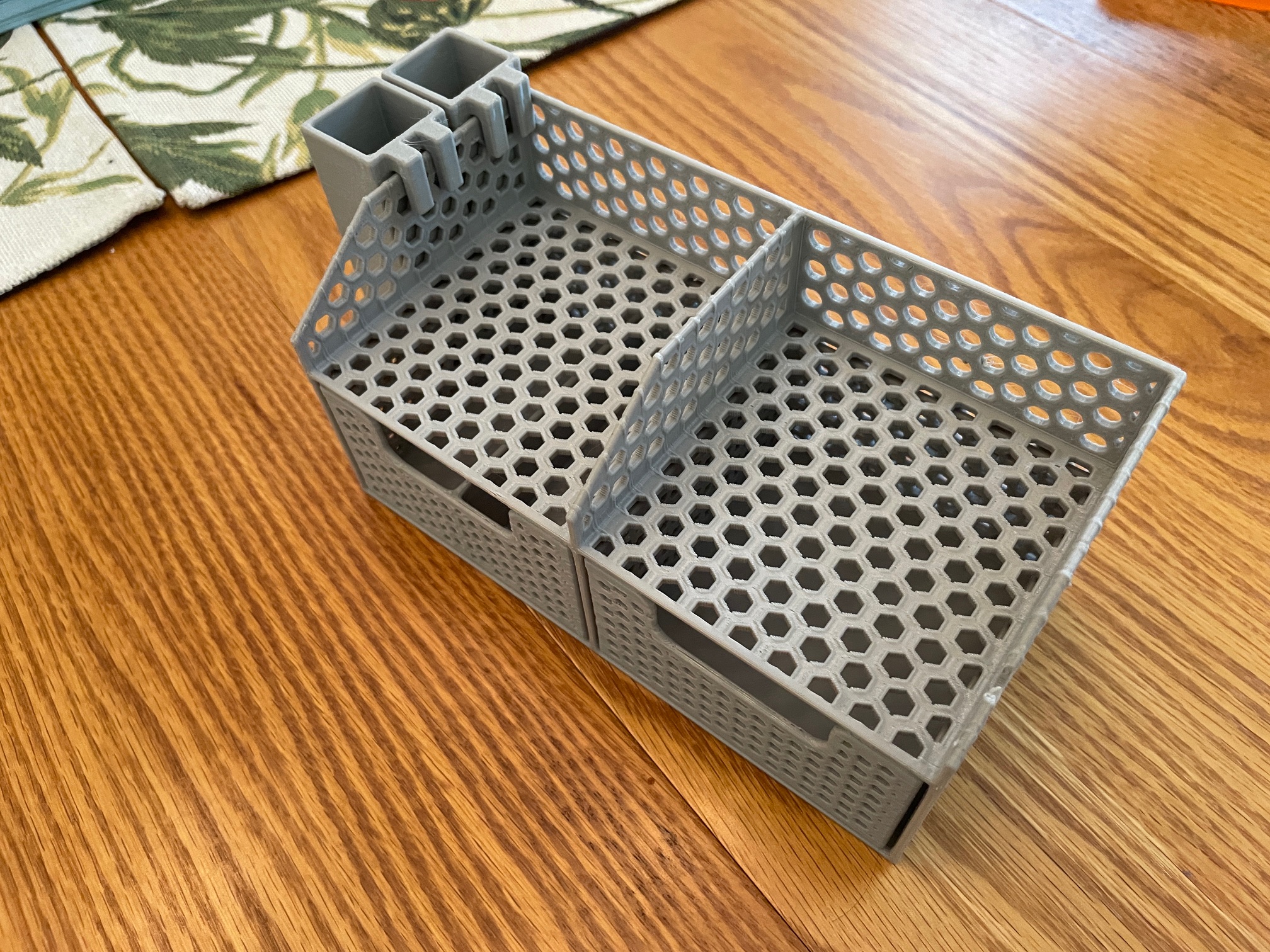 Honeycomb Desk Organizer with Drawer by JayBird_25 | Download free STL ...