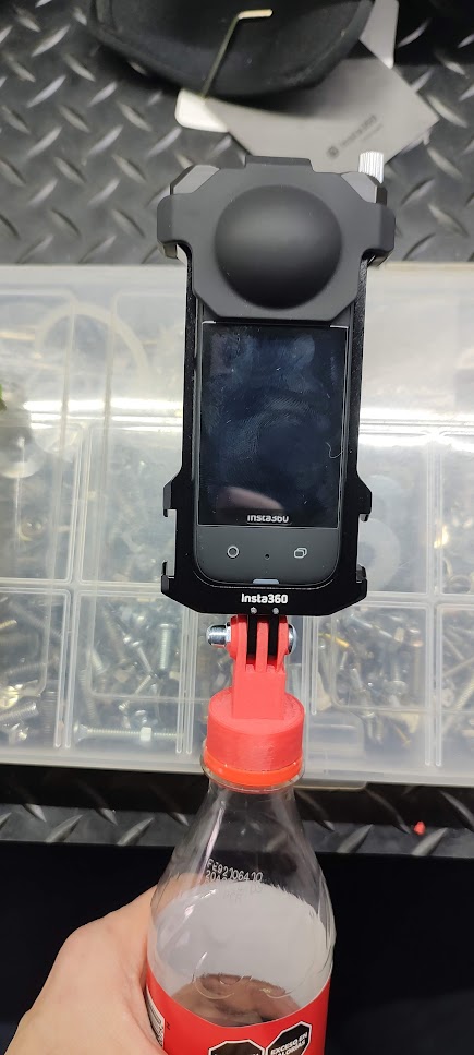 Bottle Screw Cap with nut for GoPro/insta360 Mount by Compvictor ...