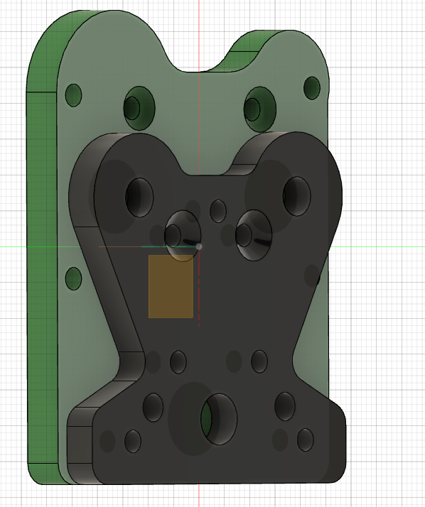 Lerdge iX Dual Color Printhead v3 original backplate adapter by Fa245 ...