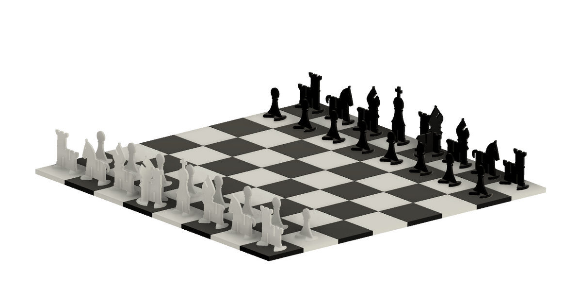 Fusion Chess by elektronchika | Download free STL model | Printables.com