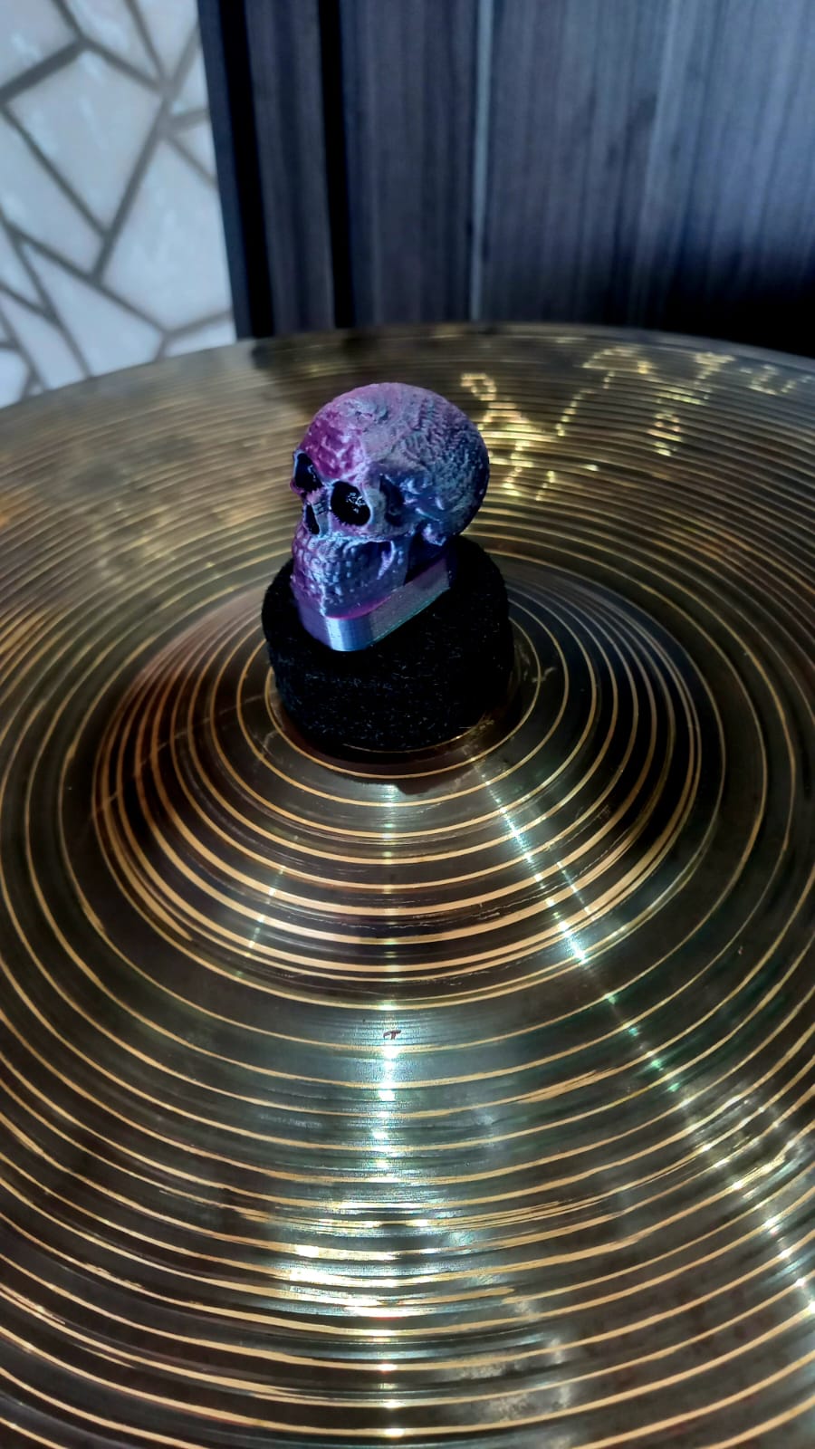 cymbal skull knob by Anderson | Download free STL model | Printables.com
