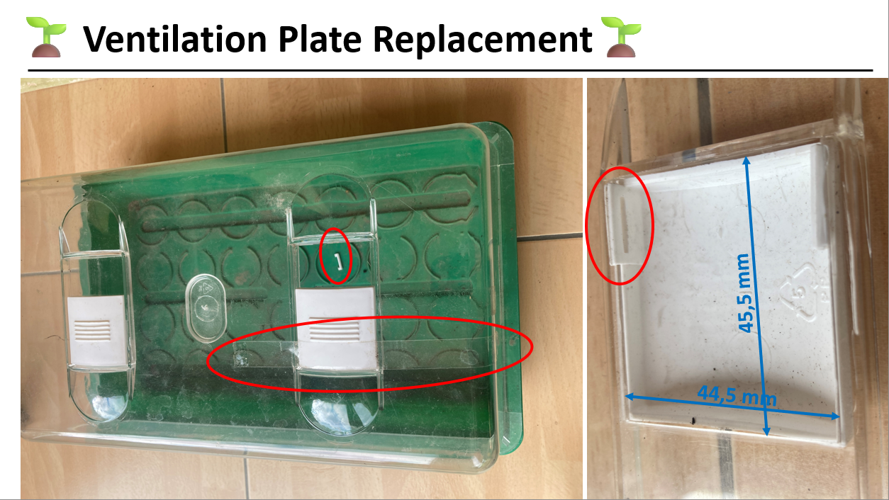 Ventilation Plate for Seed Trays (Window Greenhouses) by DIY.Mushroom ...
