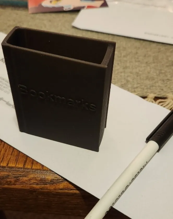 Bookmark Holder by gschellinger | Download free STL model | Printables.com