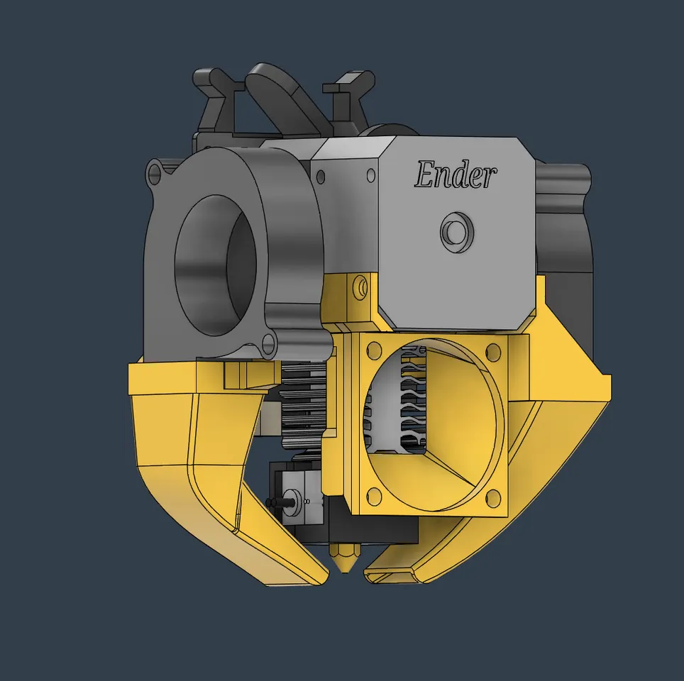 Ender 3 v3 se upgrade to 40mm and 5015 fans +KE hotend option by Serge ...