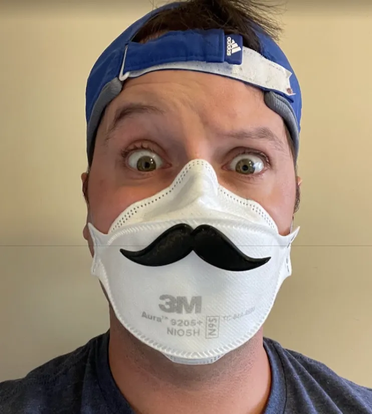 Mask Magnet Accessory - Mustache by PatricktheBiosteamist | Download ...