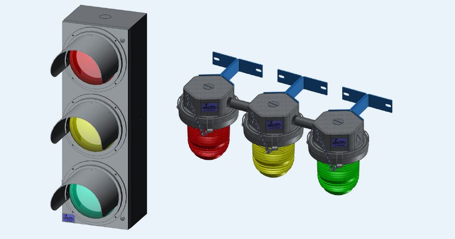led traffic light by Popsito3D | Download free STL model | Printables.com
