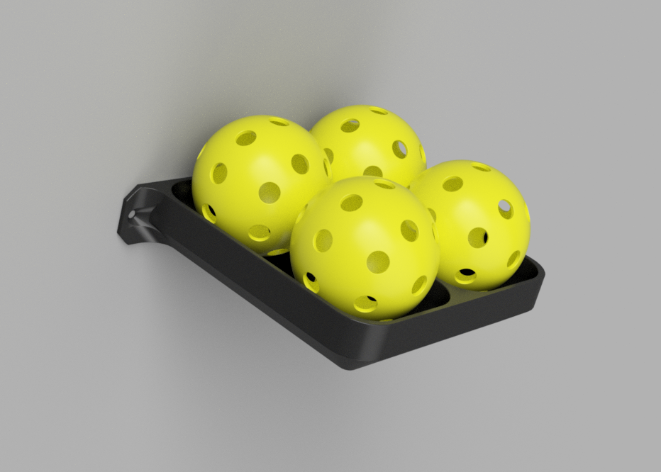 Pickleball Ball Holder by automontronic | Download free STL model ...