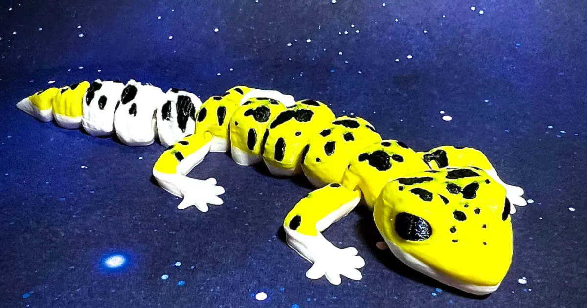 Flexi Leopard Gecko by 3DimensionCustoms | Download free STL model ...