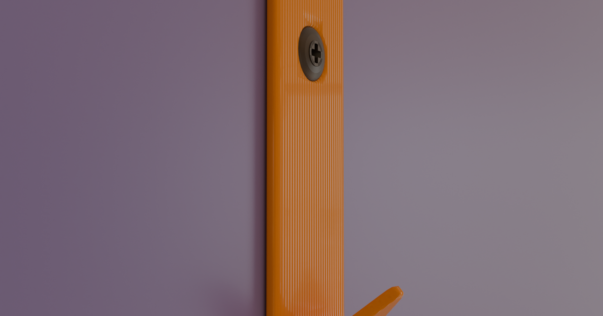 Simple Wall Hanger by Rafael | Download free STL model | Printables.com