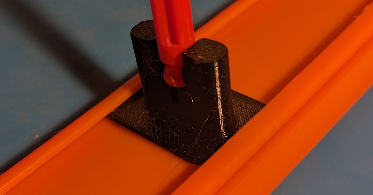K'Nex to Hot Wheels Track Adapter by Nolan Hergert | Download free STL ... K'Nex to Hot Wheels Track Adapter by Nolan Hergert | Download free STL ...