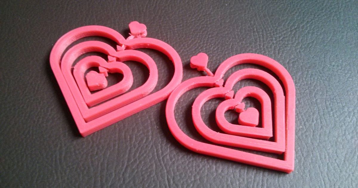 Heart shaped pendant by gtorelly | Download free STL model | Printables.com