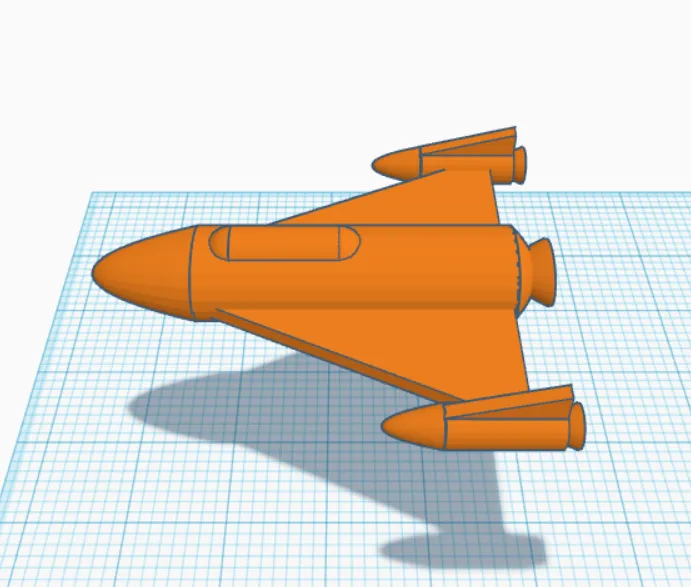 Rocket Ship Trinket by WarCasterPrints | Download free STL model ...