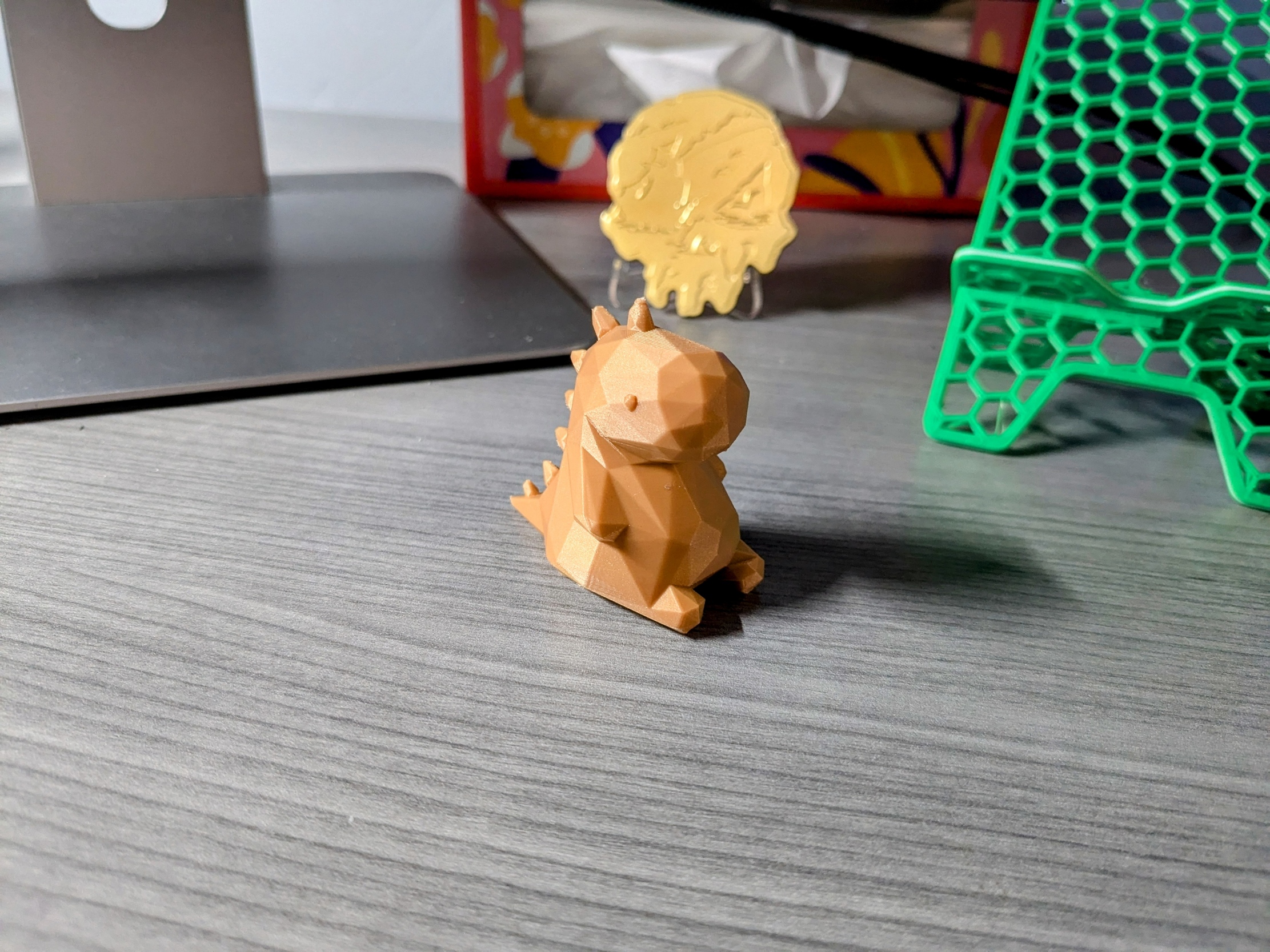 Low Poly Desk Dino by olitty | Download free STL model | Printables.com