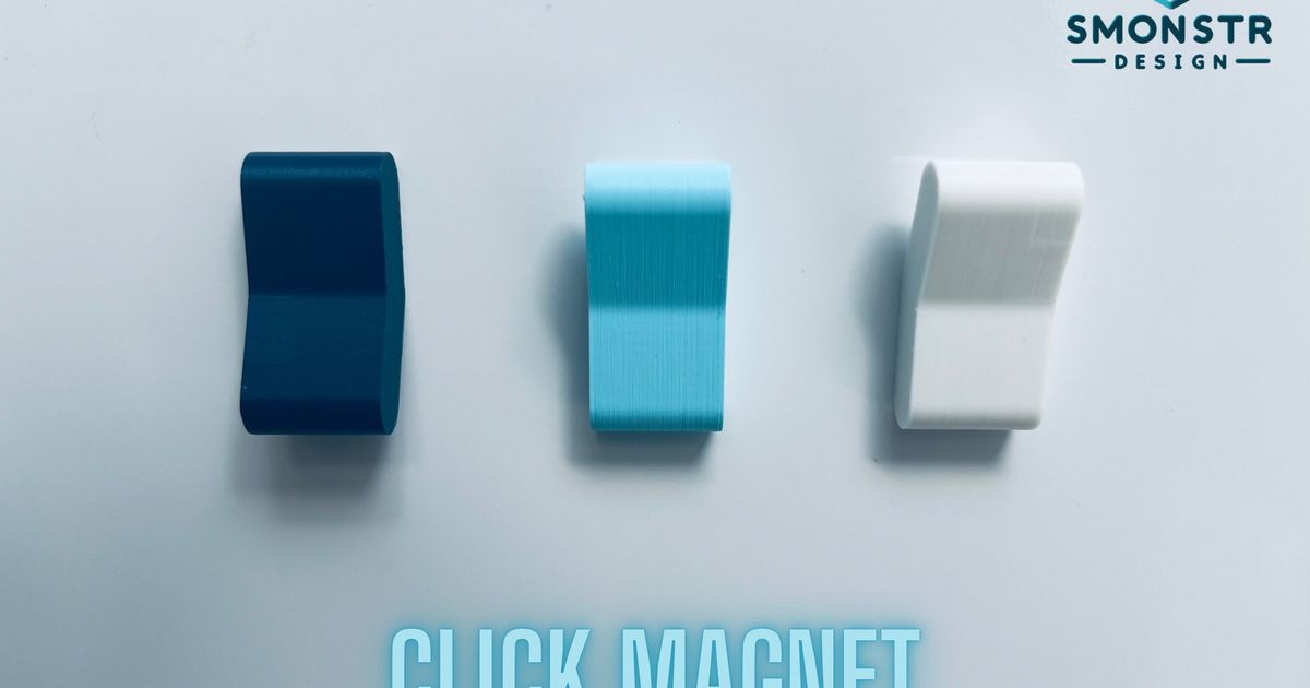 Click Magnet por SmonstrDesign | Descargar modelo STL gratuito | Printables.com