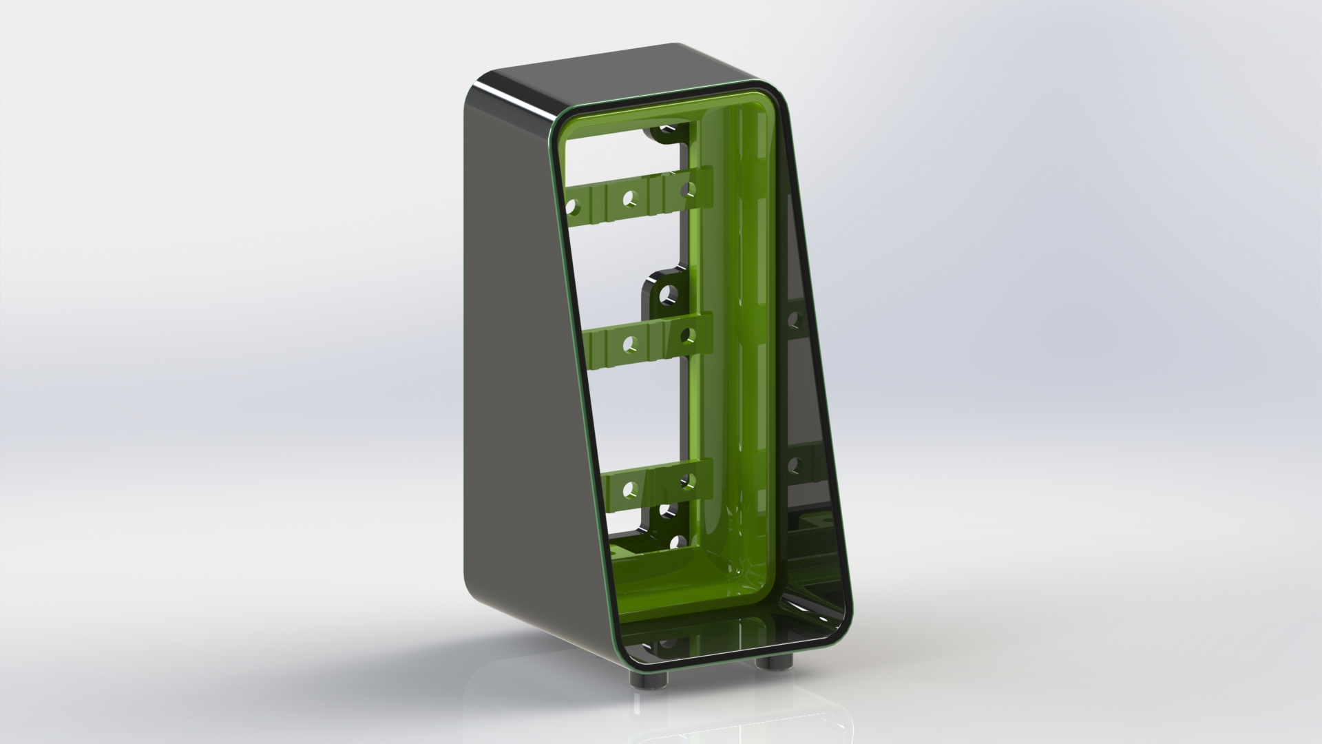 Front frame 15deg front for Fractal North Pi by WMH 3D Printing Shop ...