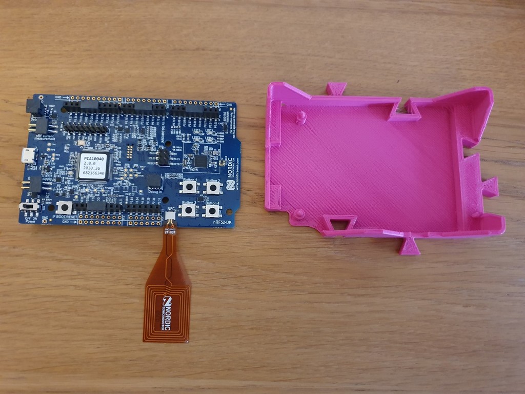 Stackable & "gridable" case for Nordic nRF52-DK by nbasse | Download ...