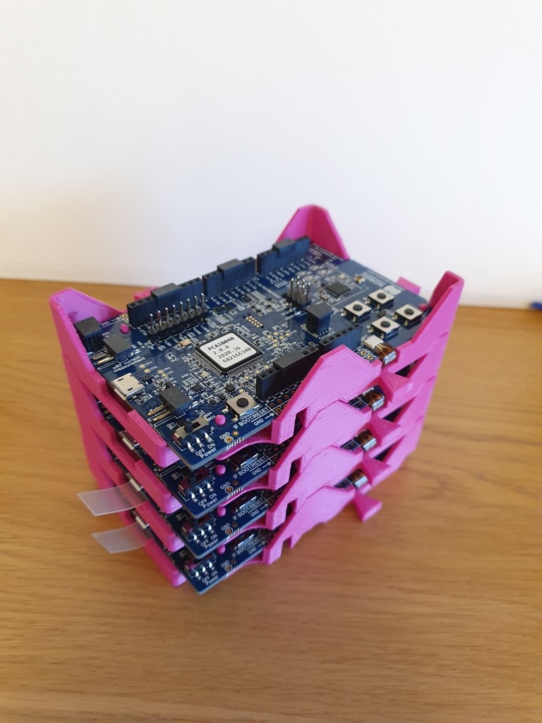 Stackable & "gridable" case for Nordic nRF52-DK by nbasse | Download ...