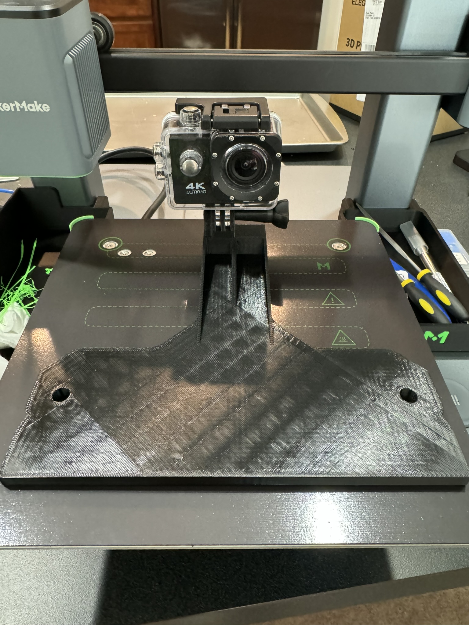 AnkerMake M5C GoPro Build Plate Camera Mount by Chase Peeler | Download ...