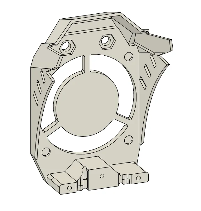 EVA 2.4 Fan cover with Klicky NG probe mount by Juw | Download free STL ...