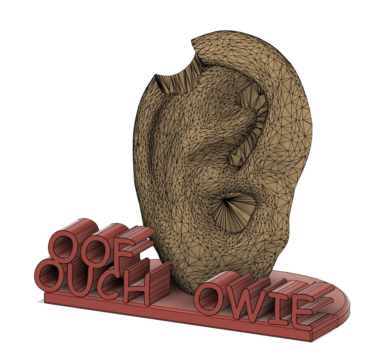 OOF OUCH OWIE by Jer | Download free STL model | Printables.com
