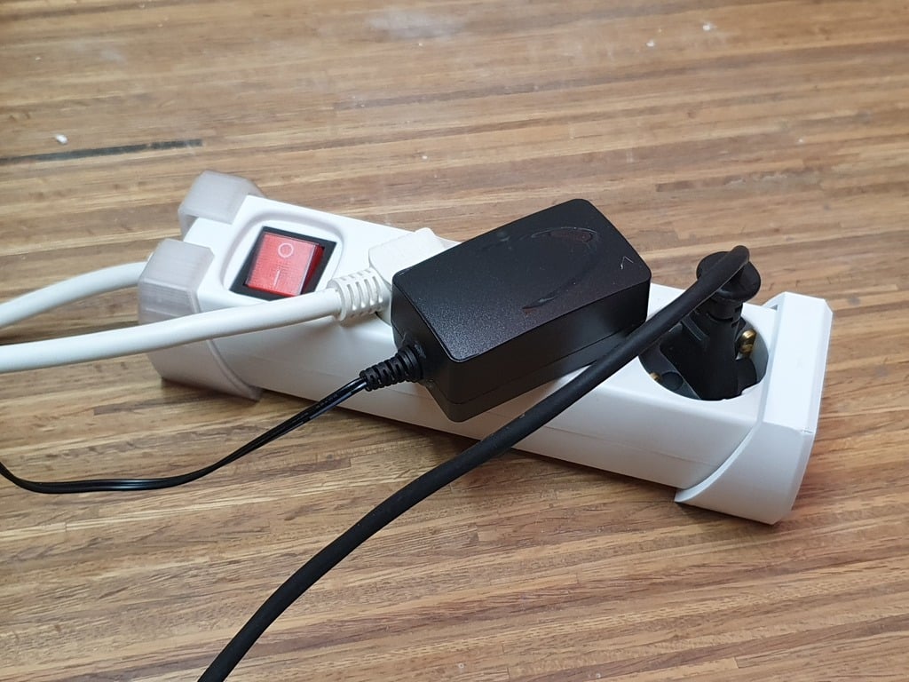 Socket Outlet Mount Power Strip Holder by Creative-Process | Download ...