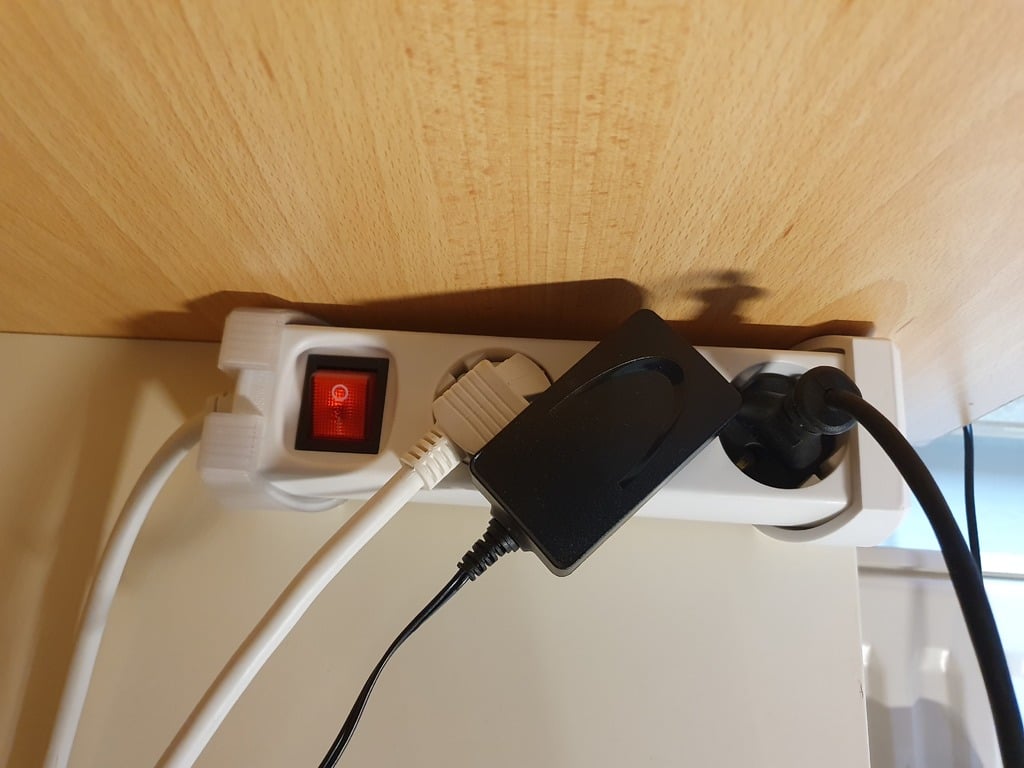 Socket Outlet Mount Power Strip Holder by Creative-Process | Download ...