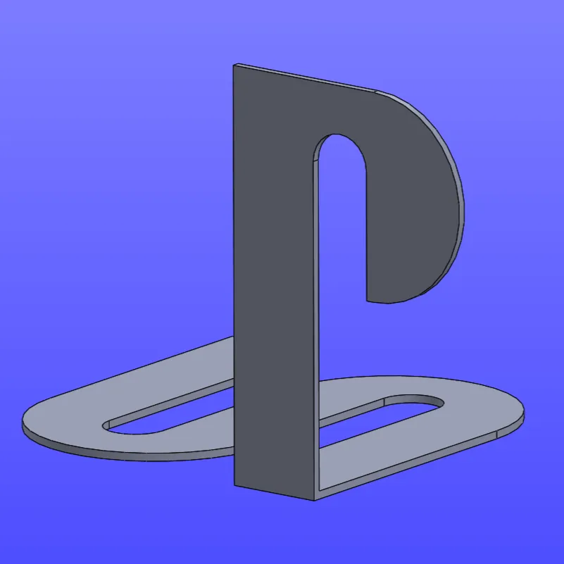 Playstation Logo Classic by Belongs in the Trash | Download free STL ...