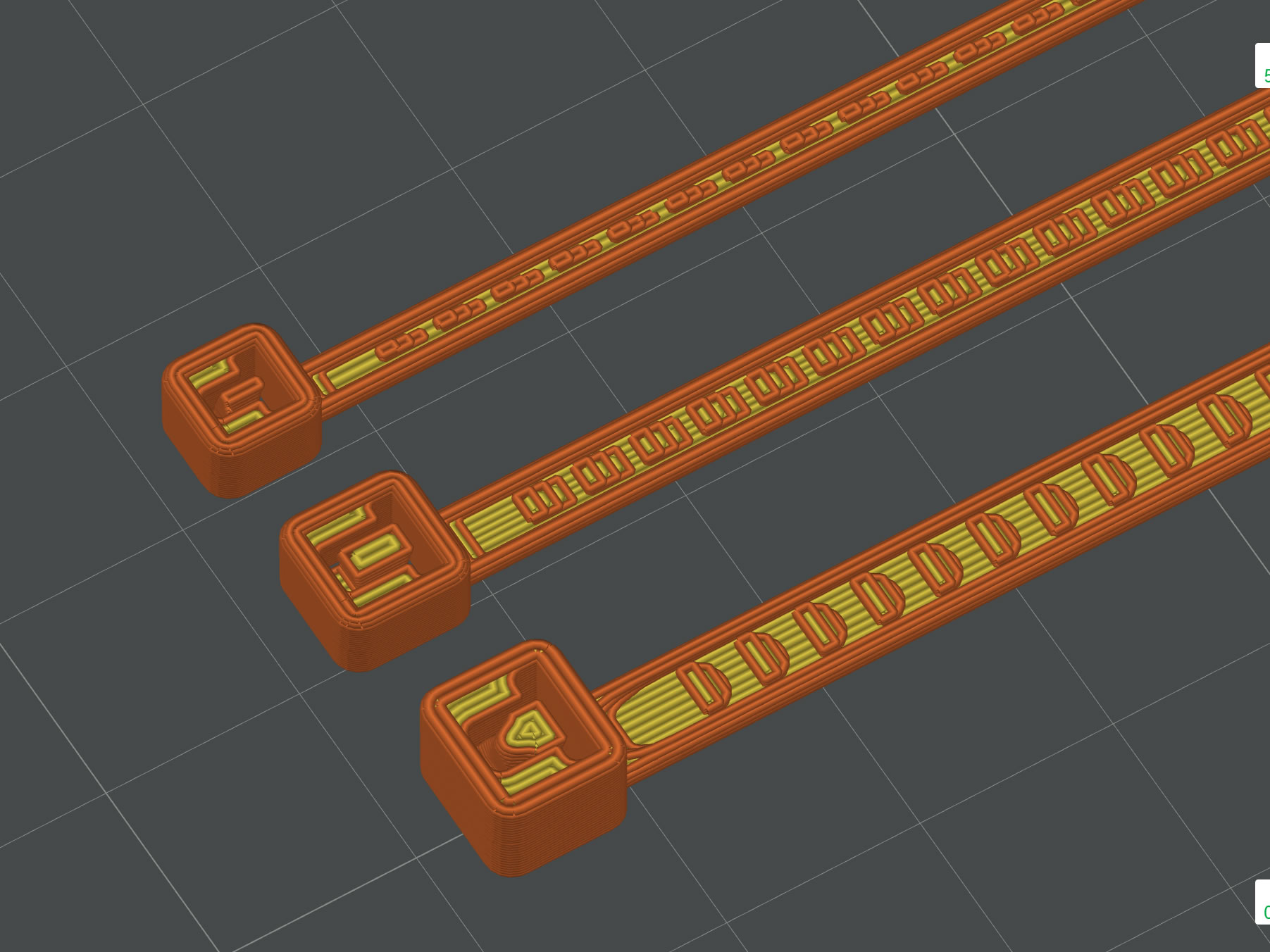 UltraLock Zip Ties - 3D Print Optimized by jajaum3d | Download free STL ...