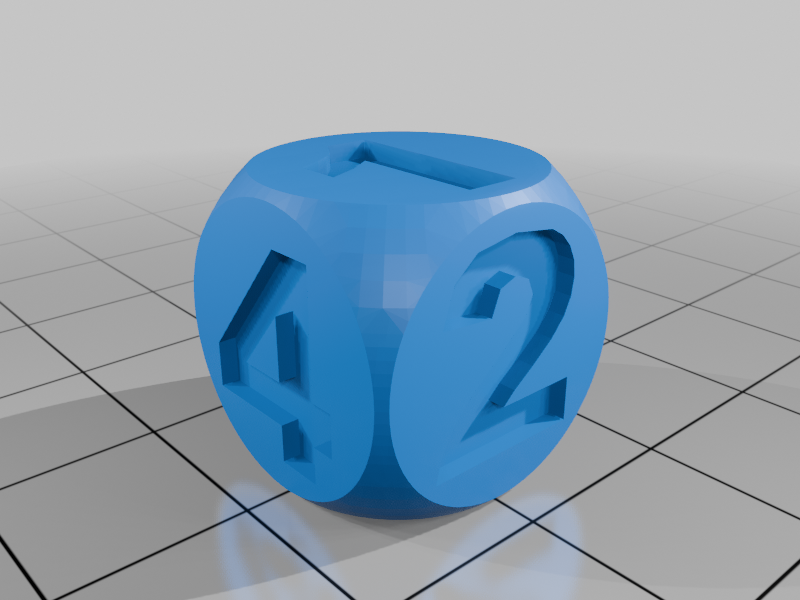 6 Sided Die - Tinkercad Tutorial by jaygundy | Download free STL model | Printables.com
