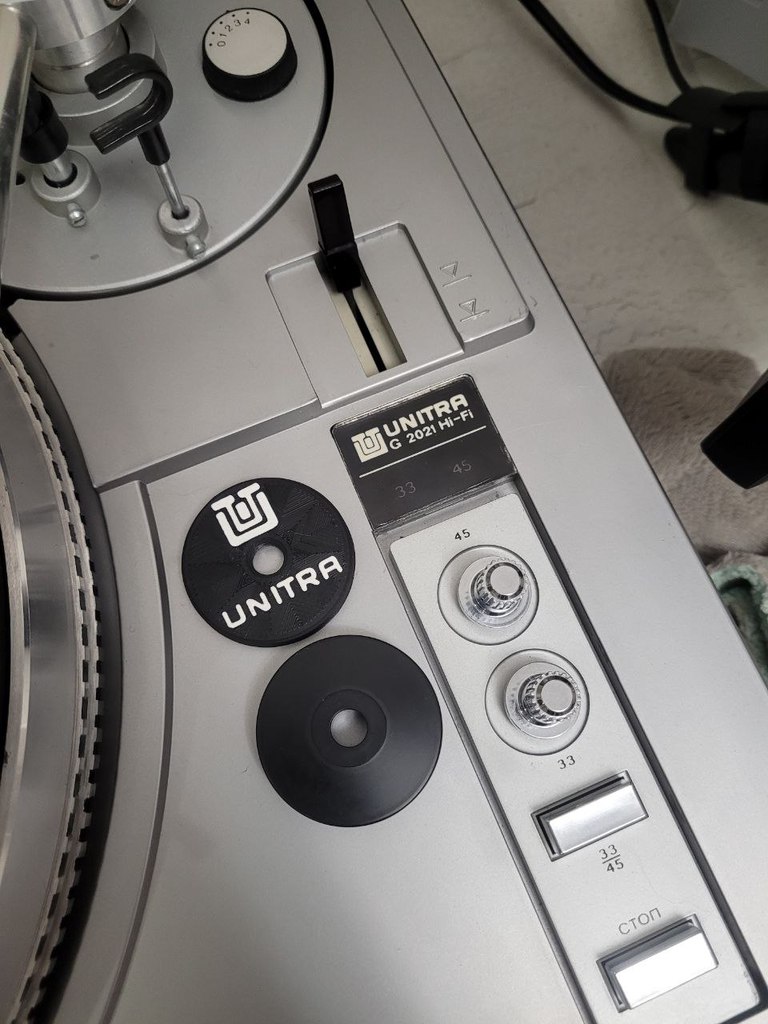 Unitra 45 rpm record adaptor by Sorok96 | Download free STL model ...