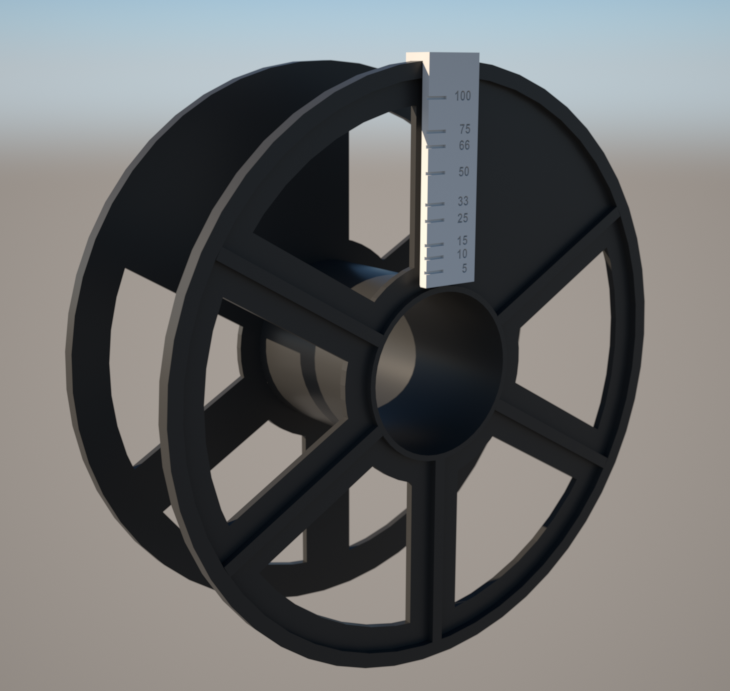 Spool Gauge by GAFFER7773_ZA | Download free STL model | Printables.com