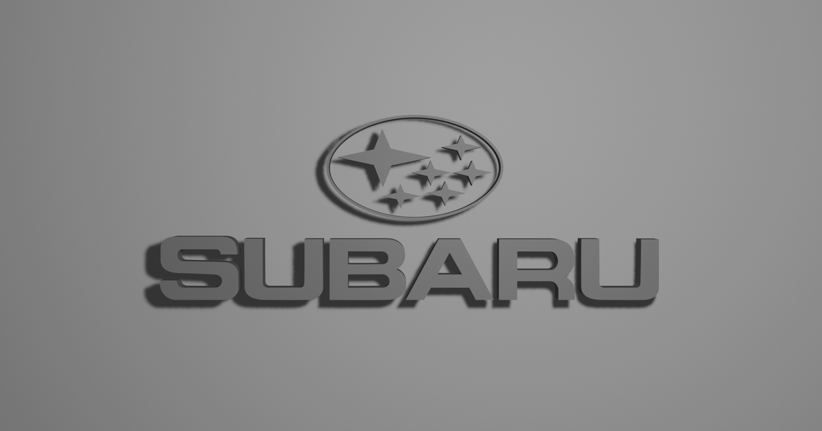 Subaru logo por tubi | Descargar modelo STL gratuito | Printables.com