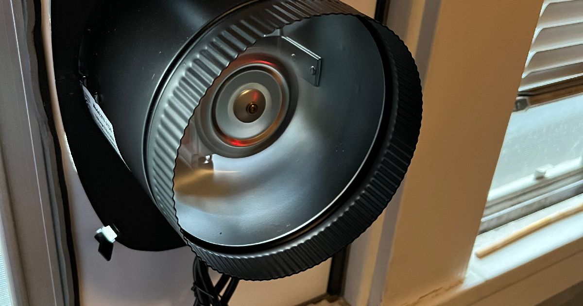 Portable AC window slider fan adapter by colbymg | Download free STL ...