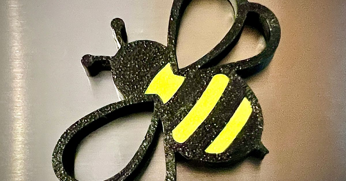 Bumble Bee Refrigerator Magnet by JeffC | Download free STL model ...