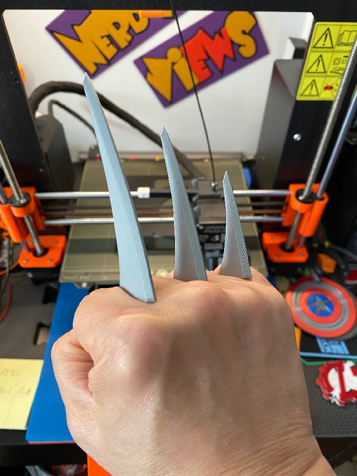 Wolverine Claws by nerdyviews | Download free STL model | Printables.com