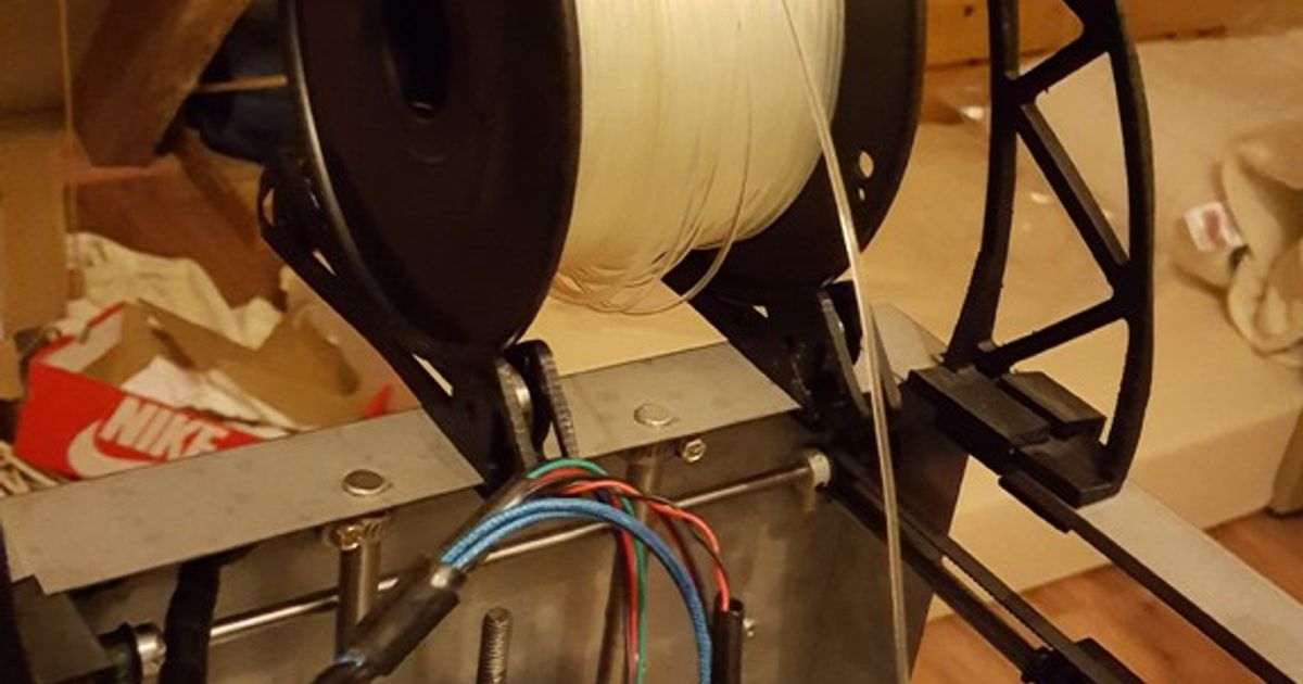 Framemount spool holder solidoodle 2/3 by C_Cheetos | Download free STL ...