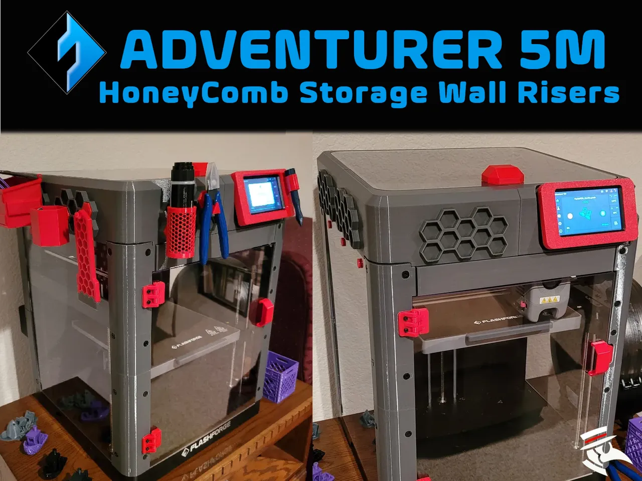 FlashForge Adventurer 5M HSW Risers by Dark Doctor Studios | Download ...