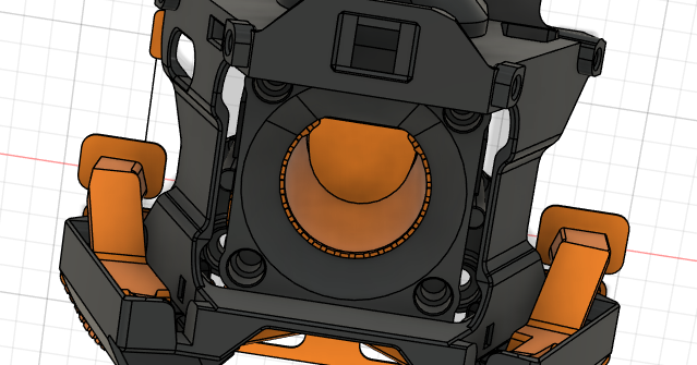 Xol Toolhead Bambu lab Hotend mount + 3010 Fan by Yggdrasil | Download ...