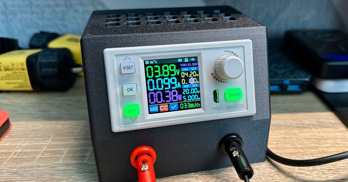 Riden RK6006 minimal case by Dmytro | Download free STL model ...