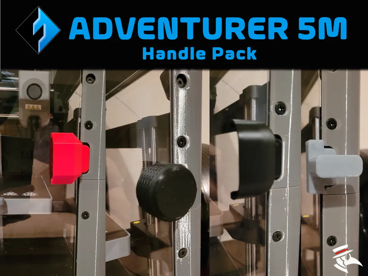 FlashForge Adventurer 5M Handle Pack by Dark Doctor Studios | Download ...