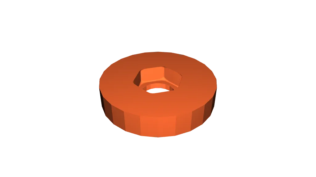 M2 washer with nut pocket by Denny89 | Download free STL model ...