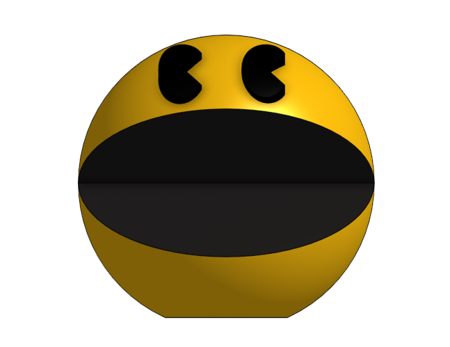 Pac-Man display model by A Random Guy | Download free STL model ...