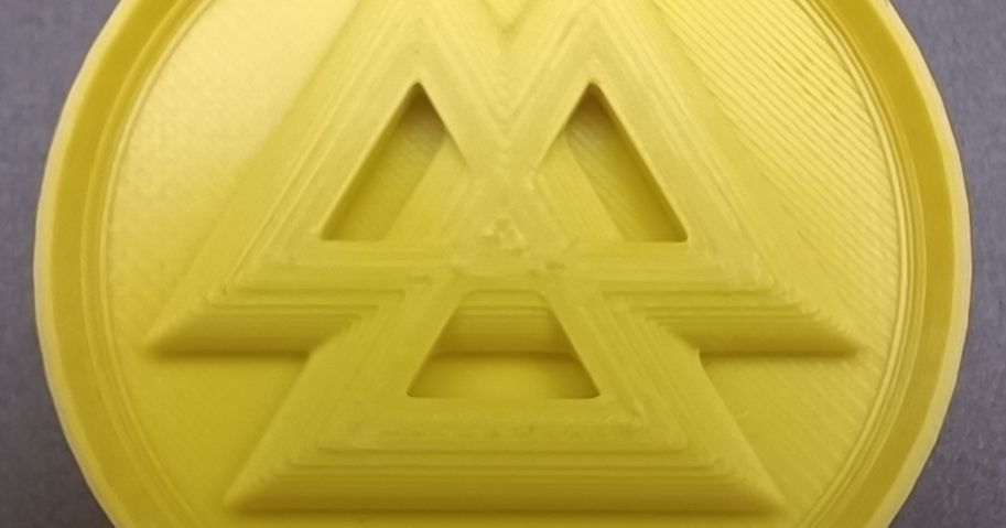 Flat valknut by Crazy Mind | Download free STL model | Printables.com