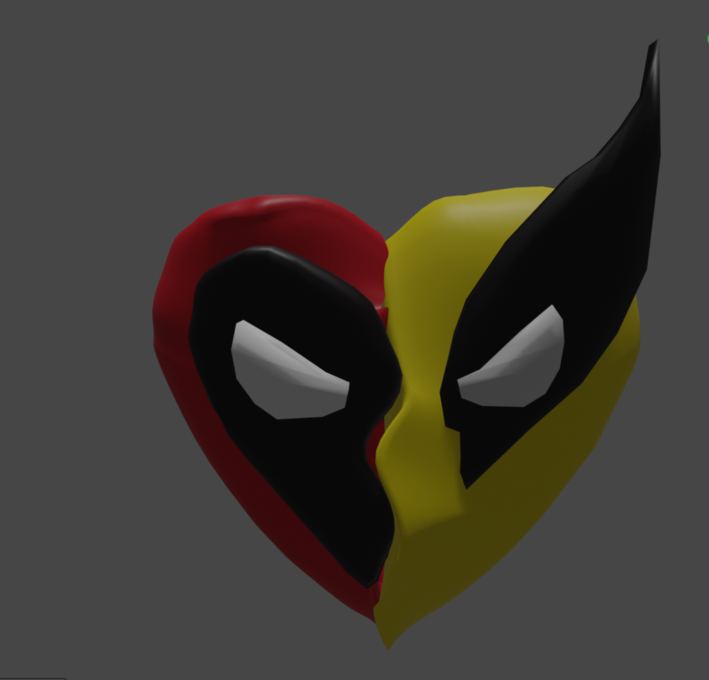 Deadpool 2 deadpool and wolverine heart by Bob | Download free STL ...